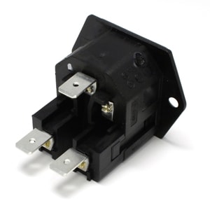 PF0030/63 BULGIN LTD IEC INLET 2XFUSEHLDR 6.3MM SF